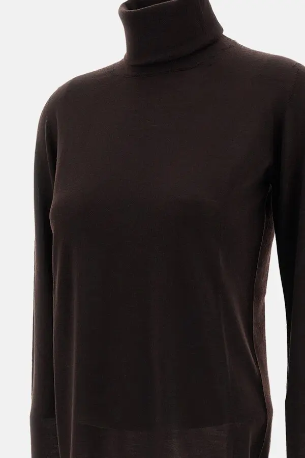Max Mara Maglia Dolcevita In Pura Lana