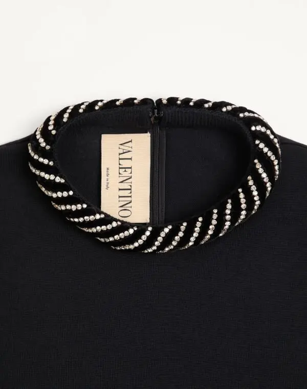 Valentino Garavani Embroidered Wool Jumper