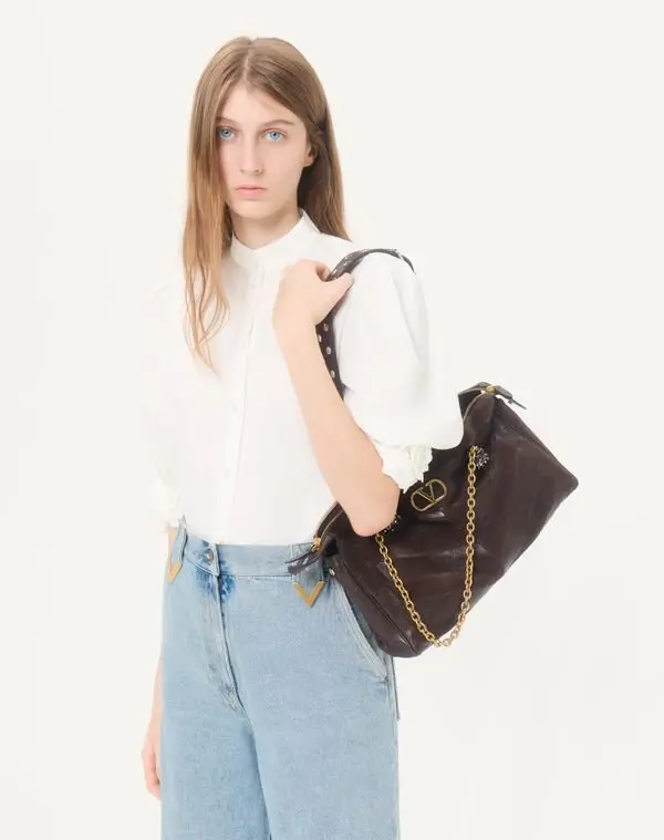 Valentino Garavani Embroidered Poplin Shirt