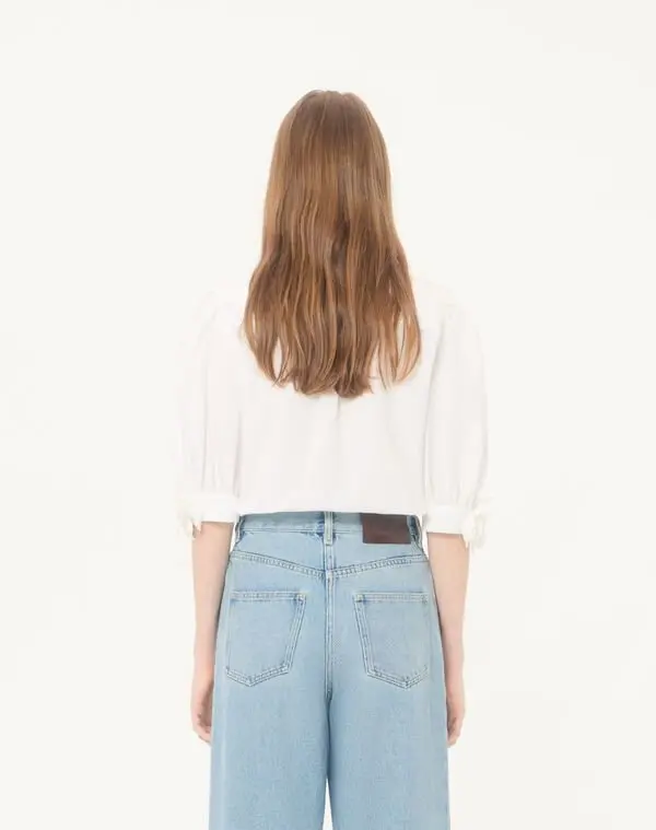 Valentino Garavani Embroidered Poplin Shirt