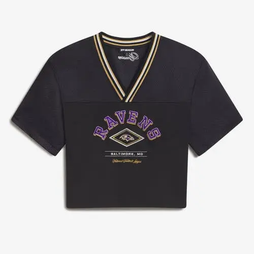 OFF SEASON Baltimore Ravens Lace-back V-neck T-shirt