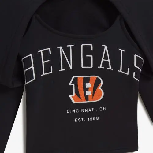 OFF SEASON Cincinnati Bengals Fleece Shrug Cami