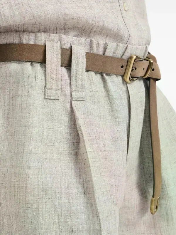 Brunello Cucinelli Elasticated-waistband Shorts - Neutrals