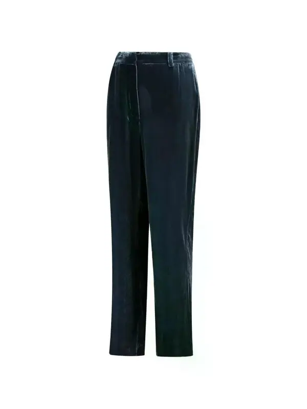 Marella Velvet Straight-leg Trousers