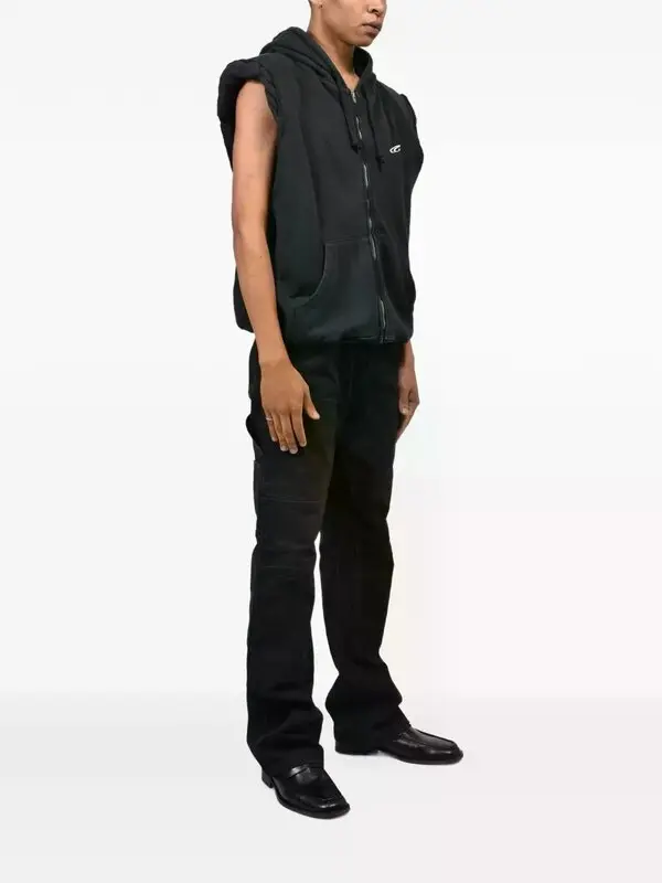 GREG ROSS Padded Hooded Gilet