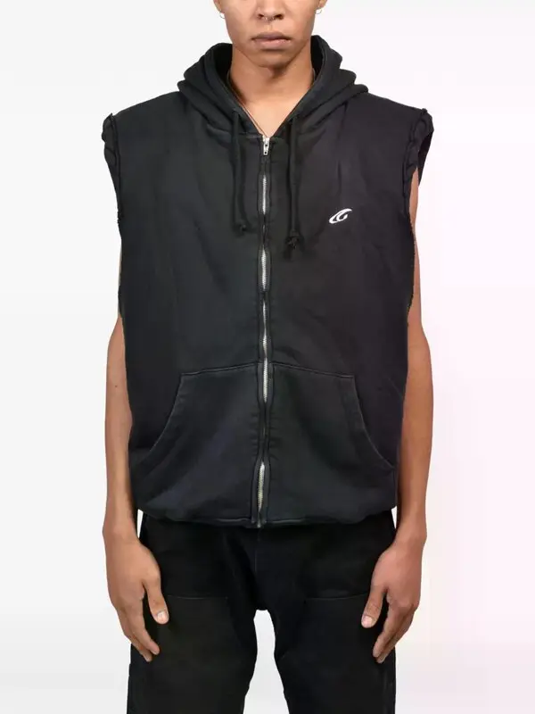 GREG ROSS Padded Hooded Gilet