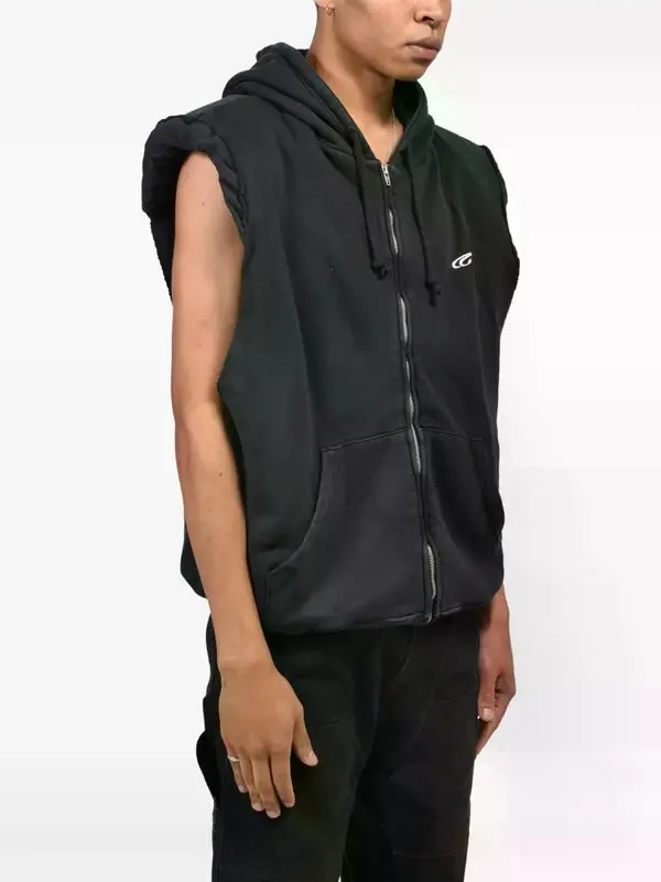 GREG ROSS Padded Hooded Gilet