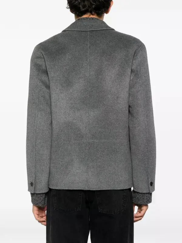 AMARANTO Button-up Patch-pocket Jacket