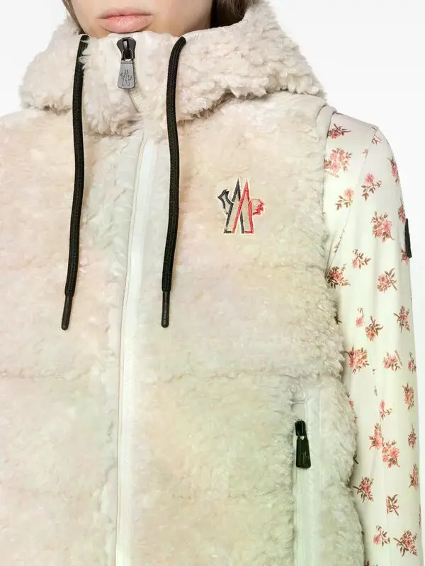 Moncler Teddy Hooded Insulated Vest