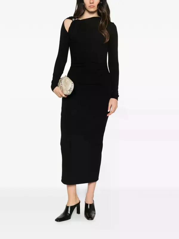 Marella Cut-out Ruched Midi Dress
