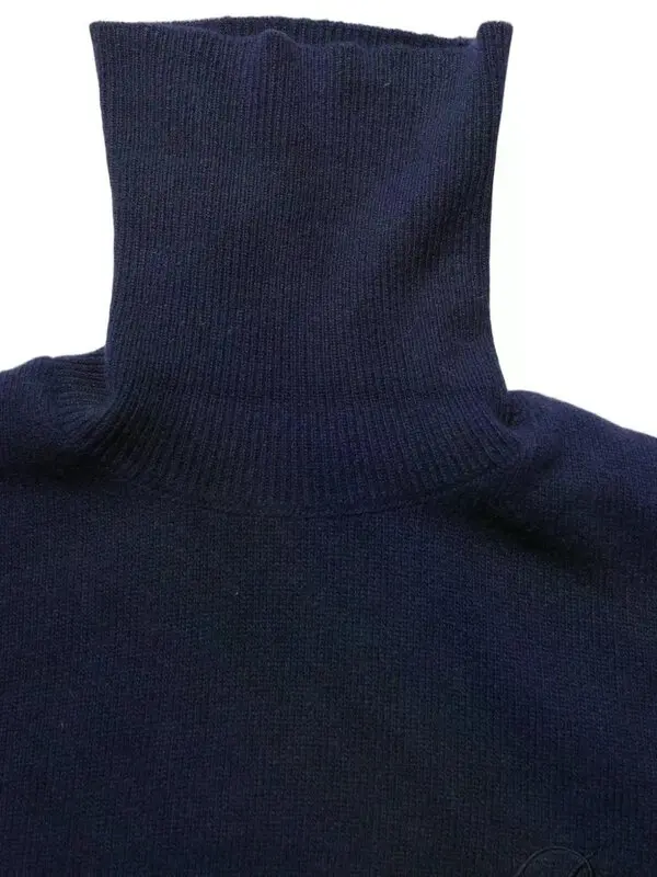 Dolce & Gabbana Embroidered-logo Turtleneck Sweater