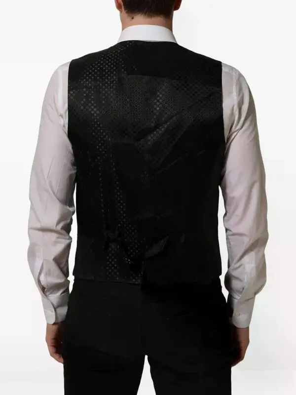 Dolce & Gabbana Wool Stretch Waistcoat