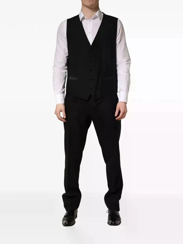 Dolce & Gabbana Wool-silk Saxophone Slim-fit 3-piece Suit