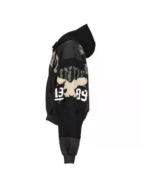 PROTOCOL INDEX Distressed Appliqué Jacket