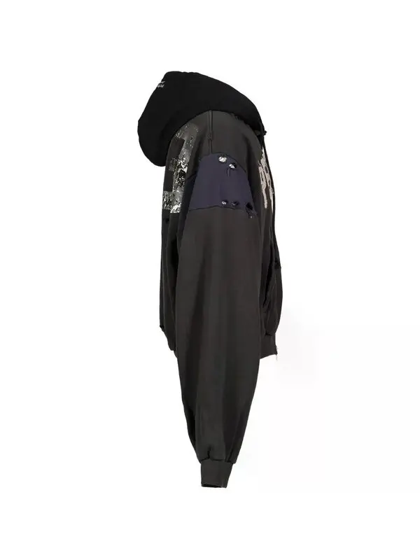 PROTOCOL INDEX Distressed Appliqué Jacket