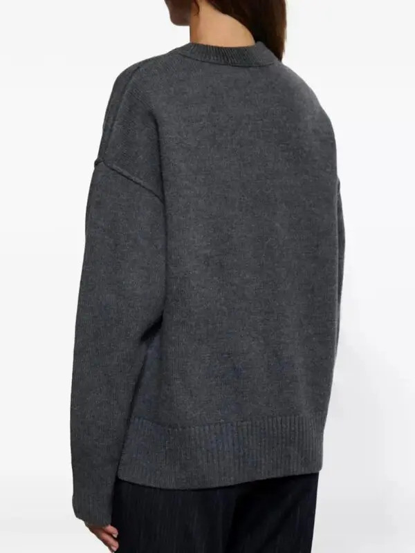 AMI Paris De Coeur Wool Crewneck Sweater