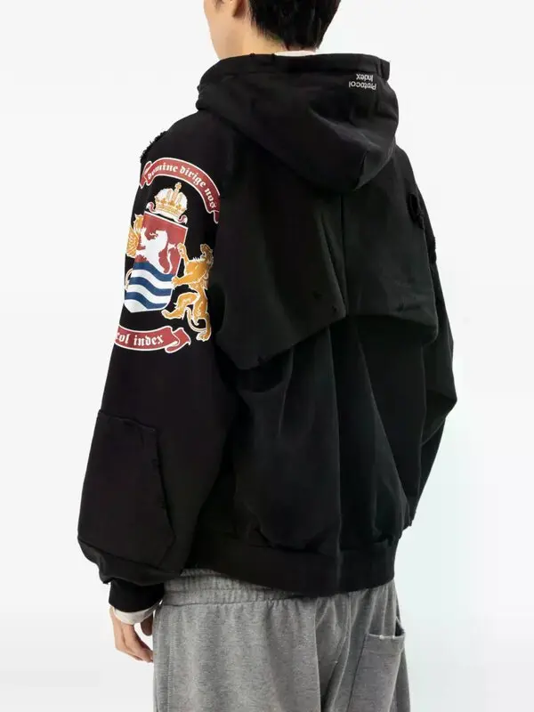 PROTOCOL INDEX London Graphic-print Hoodie