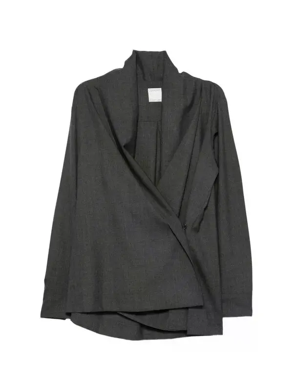 Calvin Klein Wrap-style Long-sleeve Shirt