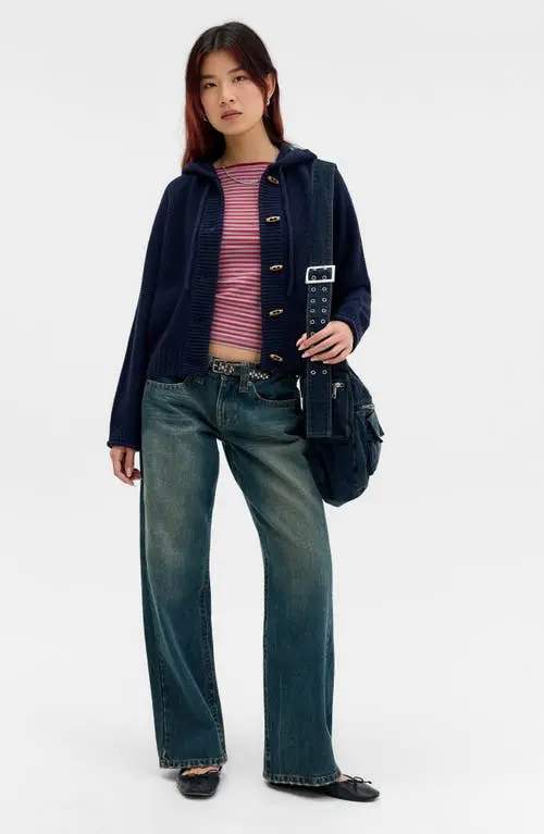 BDG URBAN OUTFITTERS Toggle Knit Hoodie