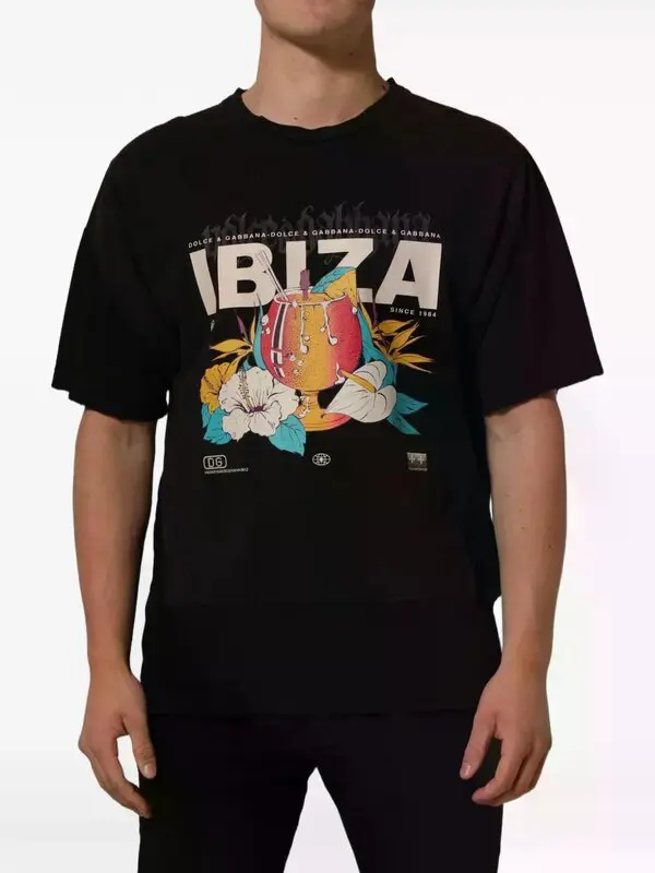 Dolce & Gabbana Tropical Ibiza Crew-neckt-shirt