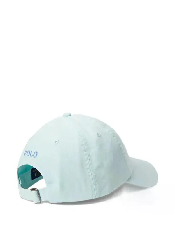 Polo Ralph Lauren Pony Embroidered Cotton-chino Cap - Blue