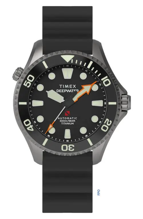 Timex® Deepwater Meridian 300 Automatic Watch - Titanium