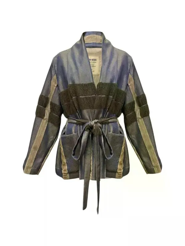 UMA WANG Belted Panelled Jacket