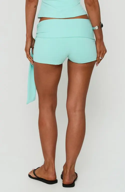 Princess Polly Daily Define Ruched Tie Side Micro Shorts