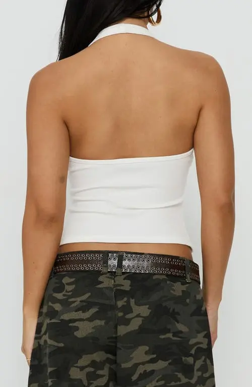 Princess Polly Renara Ribbed Halter Tank