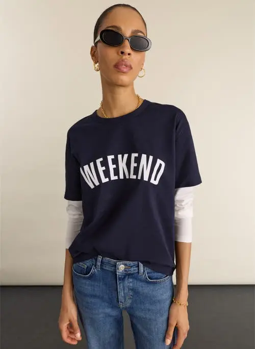 Baukjen Shay Layered-look Slogan T-shirt