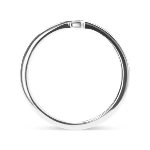 HAUS OF BRILLIANCE Sterling 1/6 Cttw Blue Diamond Cross Stackable Ring