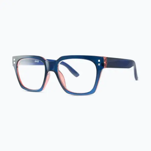 JAXY EYEWEAR Volume Square Reading Glasses - Blue