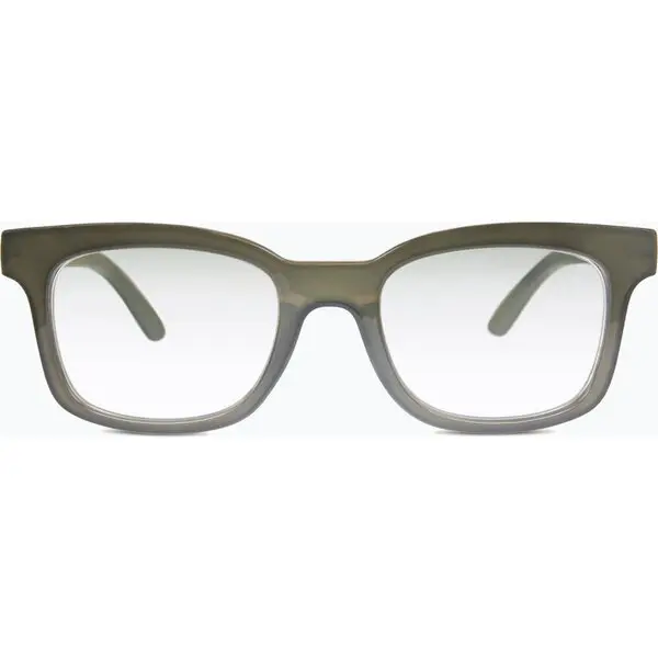 JAXY EYEWEAR Tempo Square Blue Light Glasses - Olive