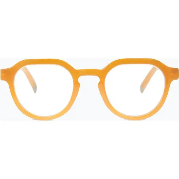 JAXY EYEWEAR Tonic Round Reading Glasses - Amber