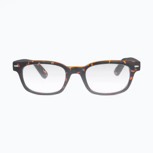 JAXY EYEWEAR Benchmark Rectangle Reading Glasses - Tortoise