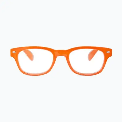 JAXY EYEWEAR Fizz Round Reading Glasses - Orange