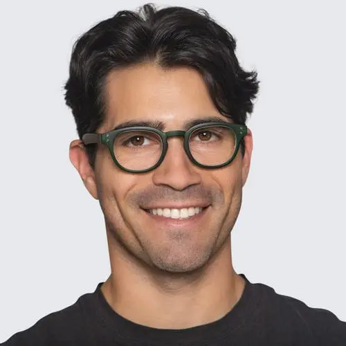JAXY EYEWEAR Boulder Round Reading Glasses - Green