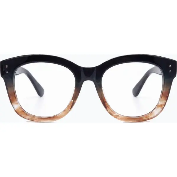 JAXY EYEWEAR Monument Oversized Reading Glasses - Teal