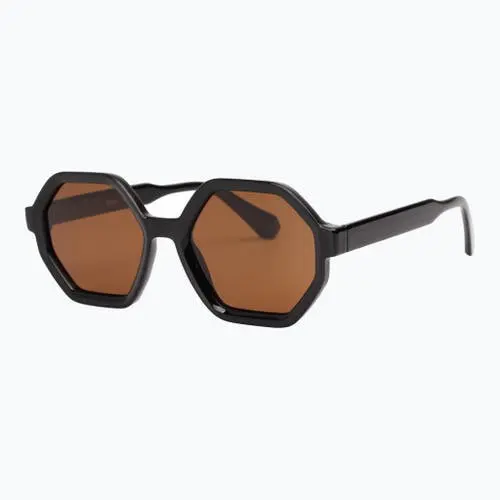 JAXY EYEWEAR The Hex Geometric Sunglasses - Black