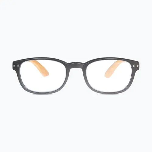 JAXY EYEWEAR Timber Round Reading Glasses - Brown