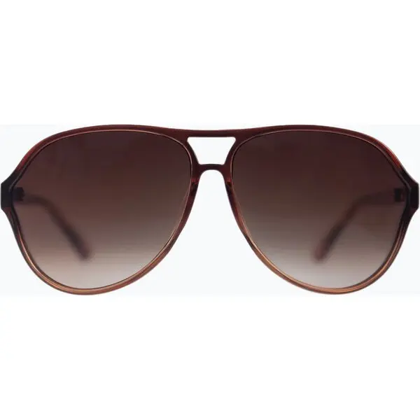JAXY EYEWEAR Phoenix Aviator Sunglasses - Brown