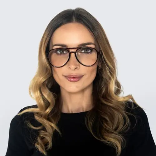 JAXY EYEWEAR Sidewalk Aviator Blue Light Glasses