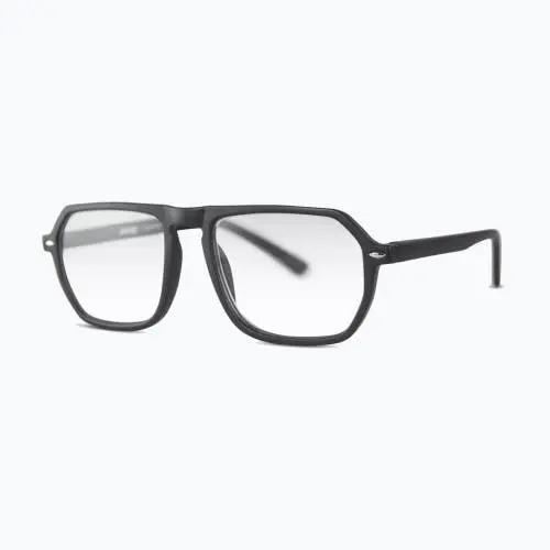 JAXY EYEWEAR Agenda Aviator Blue Light Glasses - Black