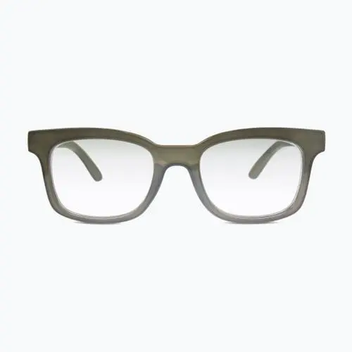 JAXY EYEWEAR Tempo Square Reading Glasses - Olive