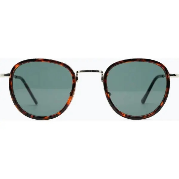 JAXY EYEWEAR Latitude Round Sunglasses - Tortoise