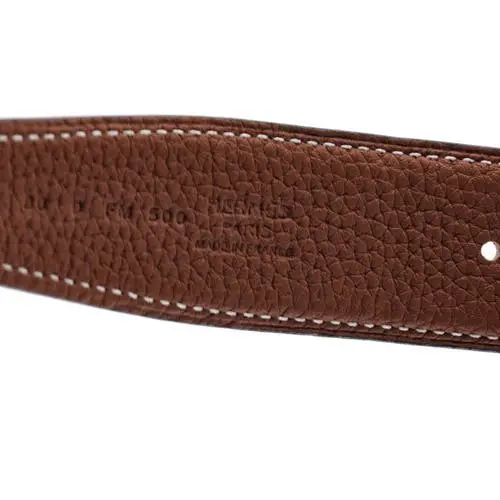 Hermès Constance Reversible Belt Leather With Guilloche Hardware Medium