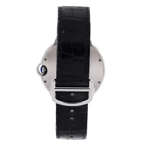 CARTIER Ballon Bleu De Automatic Watch Stainless Steel And Alligator 42