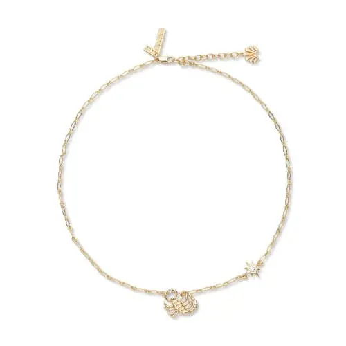 Lele Sadoughi Scorpio Zodiac Necklace