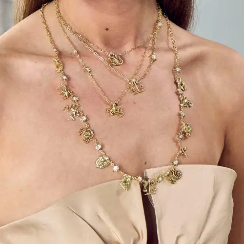 Lele Sadoughi Scorpio Zodiac Necklace