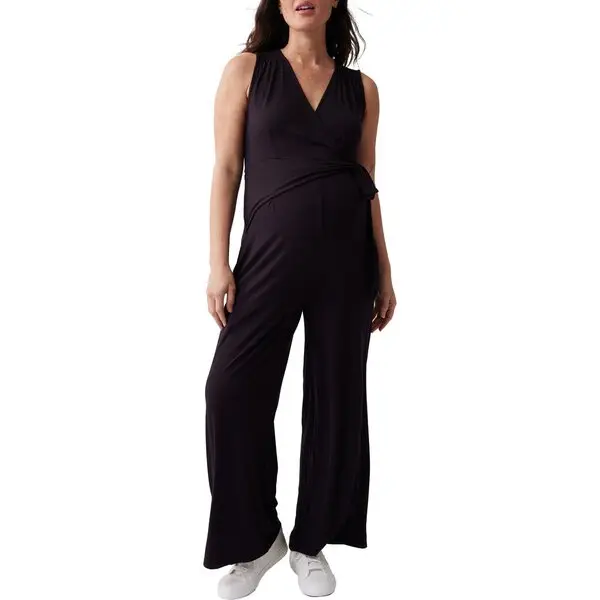Ingrid & Isabel® Sleeveless Wrap Knit Maternity Nursing Jumpsuit